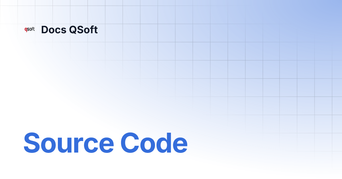 Source Code | Docs QSoft